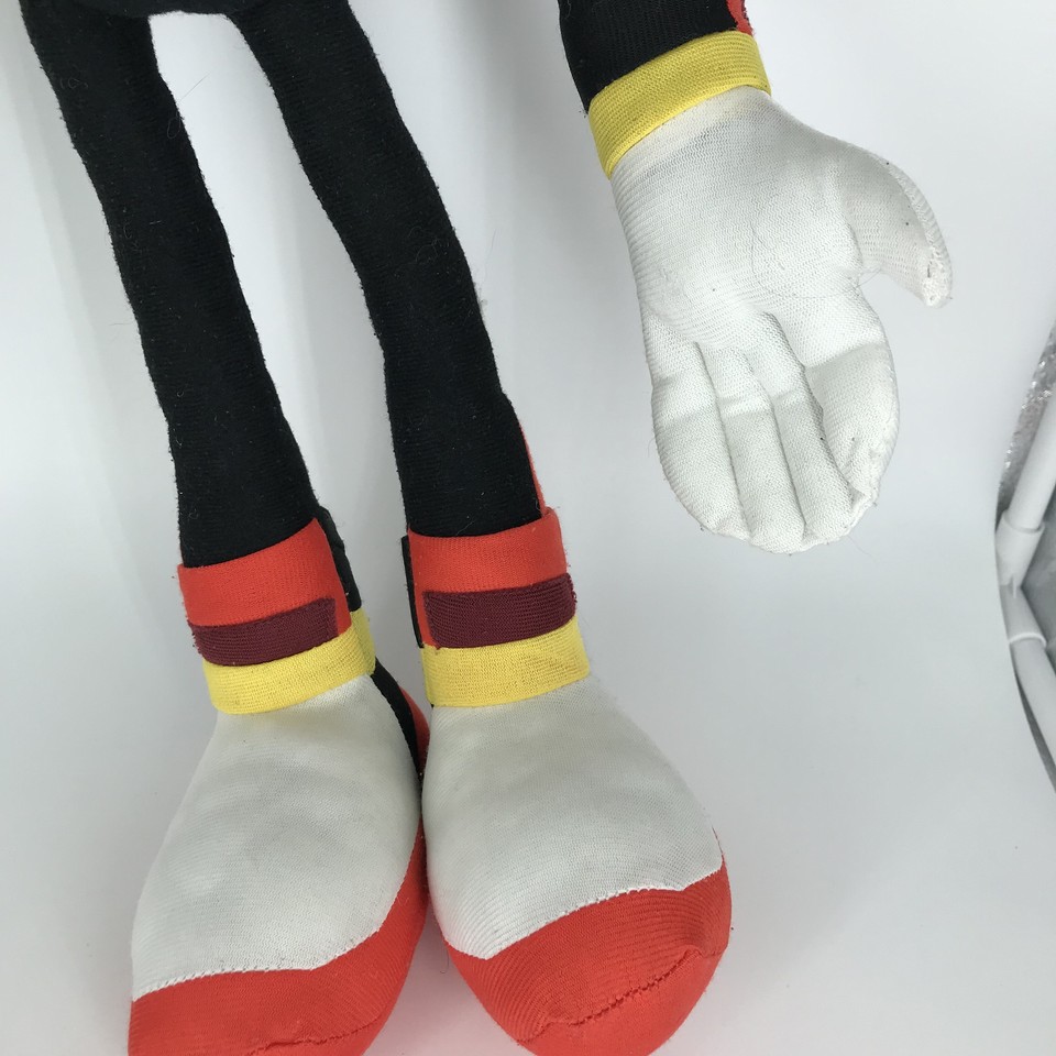Sonic The Hedgehog Plush KELLY TOY SAMPLE Shadow w/ Articulable Wire ...