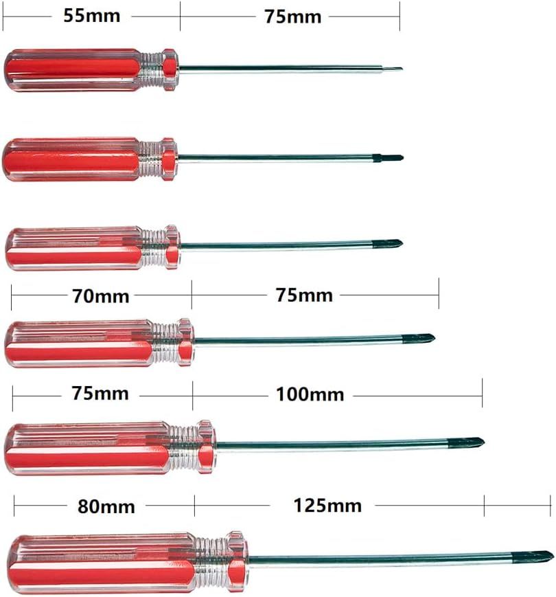 6 Pcs Tri-Wing Screwdriver Set Y Type 1.5mm 2.0mm 3mm 4mm 5mm 6mm Tri ...
