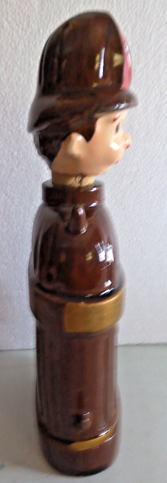 Ceramic Fireman Fire Hydrant Decanter Jug, "Put Out The Fire", 9 Inches ...
