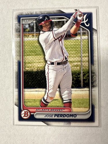 Jose Perdomo RC 2024 Bowman Draft #BD200 Braves Prospect | eBay