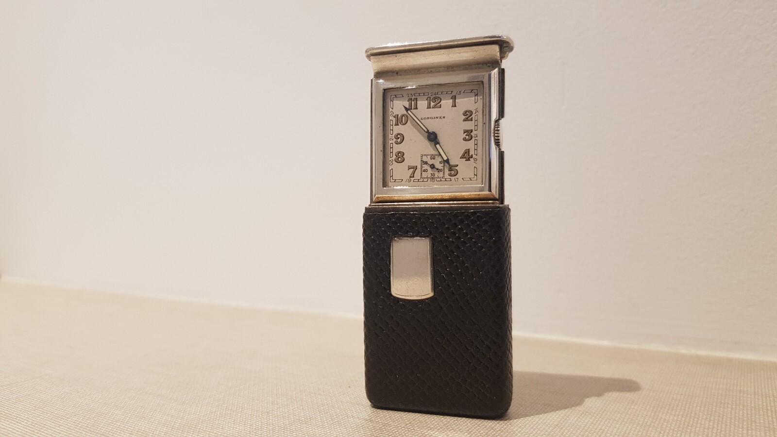 Very RARE Vintage Longines Purse Travel Watch 1940.Si… - Gem