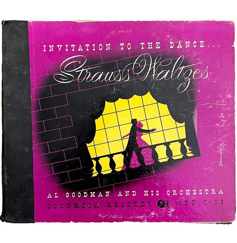 Strauss Waltzes AL Goodman Lot Of 4 78 Records 1950s 10" Complete Set ...