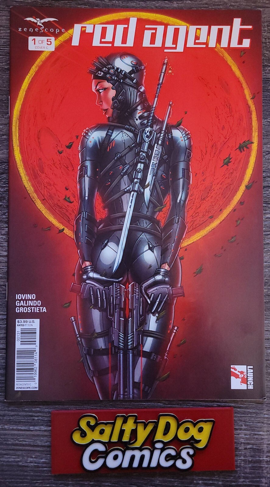 Red Agent #1C - Jamie Tyndall Variant - Zenescope Exclusive Launch ...