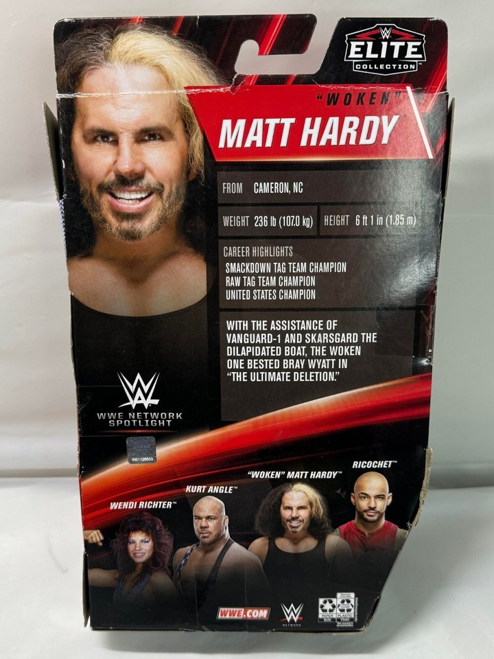 "Woken" Mat Hardy WWE WWE Network Spotlight Elite Collection (NIB ...