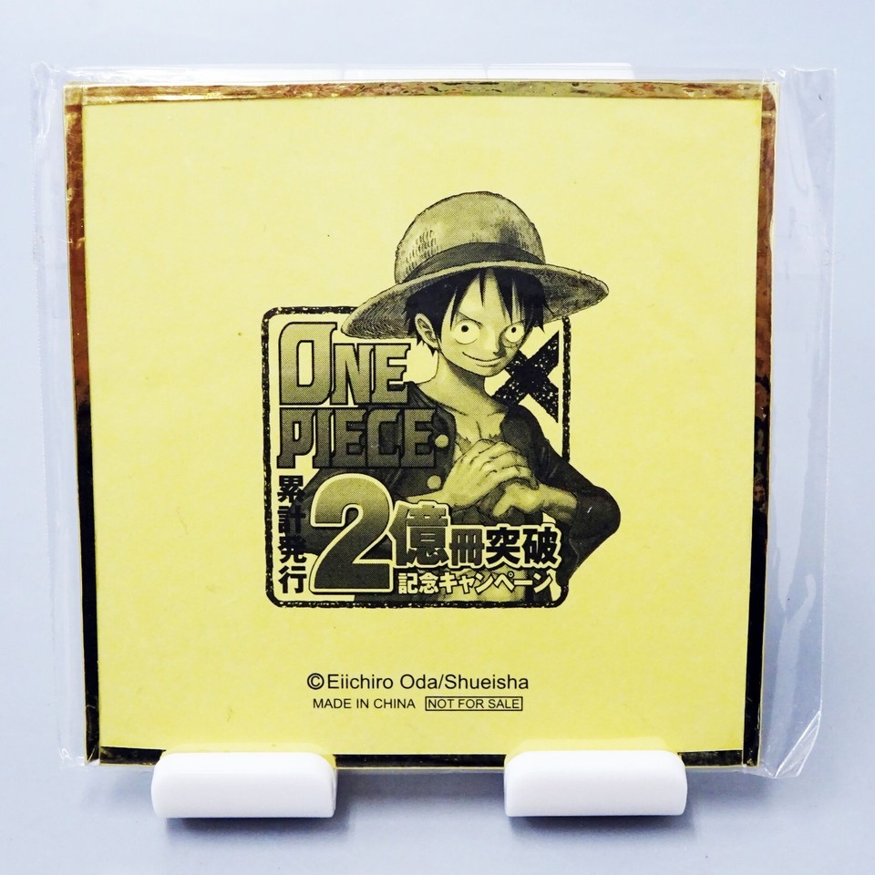 ONE PIECE Eiichiro Oda Autograph Limited 1500 mini Shikishi Autograph ...