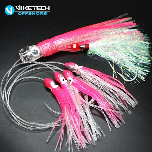 Chugger Daisy Chain Rigged Trolling Lure Saltwater Fishing Lure Bag ...