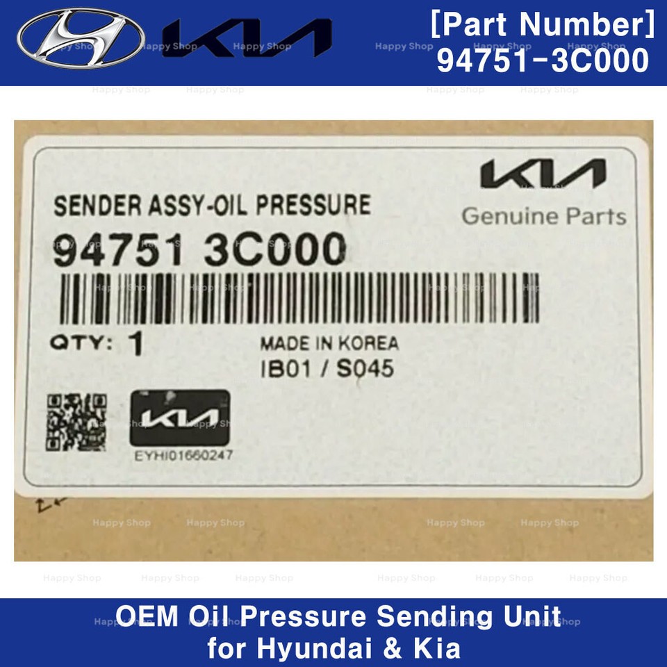 947513C000 Hyundai Palisade Kia Oil Pressure Sending Unit | OEM ...