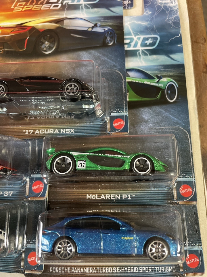 New 2025 Hot Wheels Silver Series Hybrid Speed Complete Set of 5 Cars ...