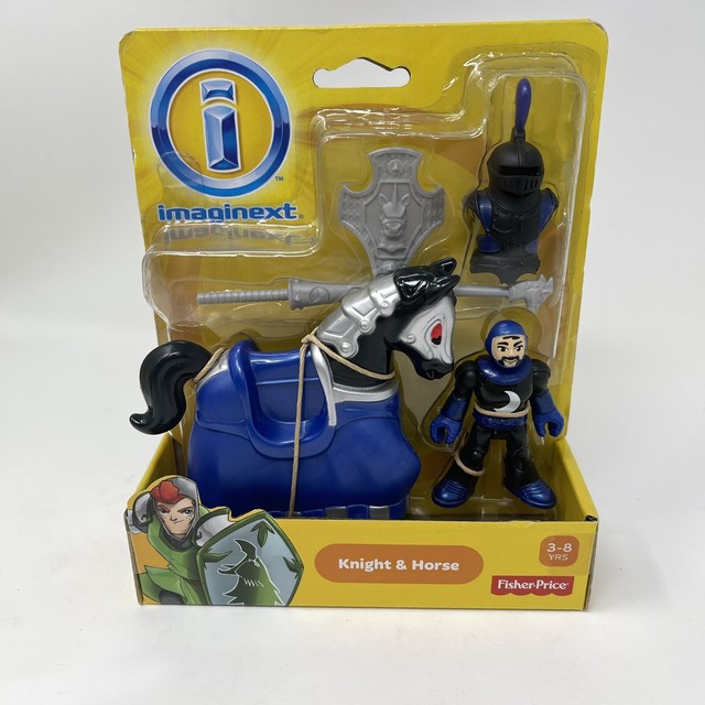Fisher- Imaginext Dark Knight and Horse W9546 for sale online | eBay