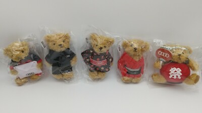 Audi Plush Teddy Bear Mascot Toy Doll Set of 5 Japan limited rare ...