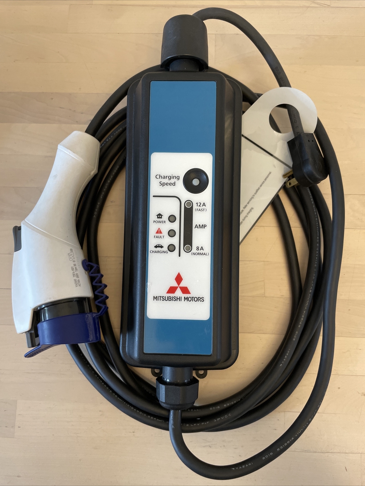 Mitsubishi Outlander OEM EV Charger Hybrid Battery Charging Cable J1772 ...