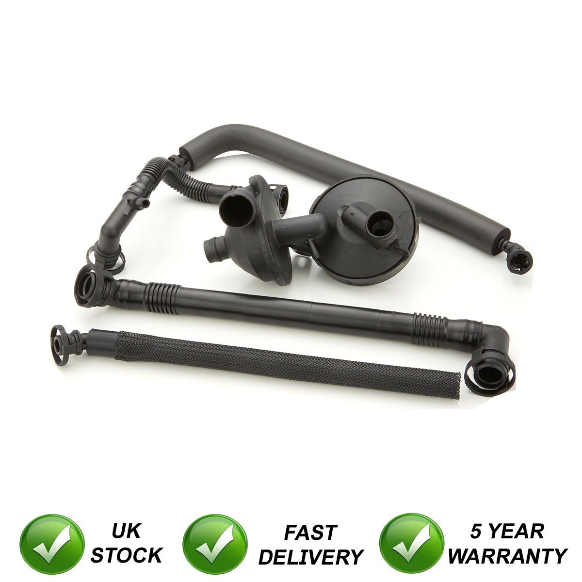 Crank Case Oil Breather Valve Filter + Pipes Kit For BMW 3 5 Series X3 ...