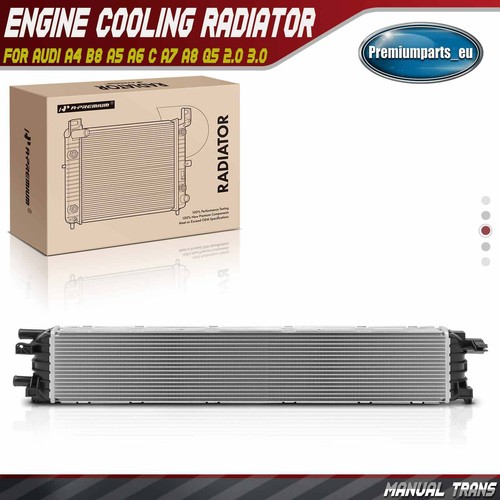 ENGINE COOLING RADIATOR FOR AUDI A4 B8 A5 A6 C7 A7 A8 Q5 2.0 3.0 ...