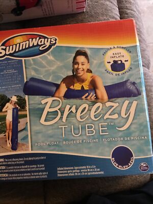 SwimWays Breezy Tube Pool Float Blue | eBay