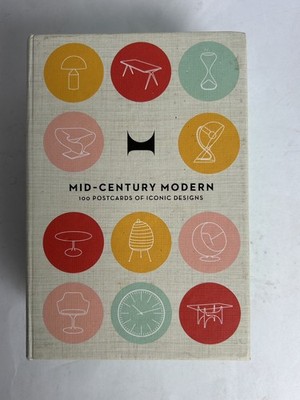 Mid-Century Modern 100 Postcards of Iconic Designs Box Set Thames ...