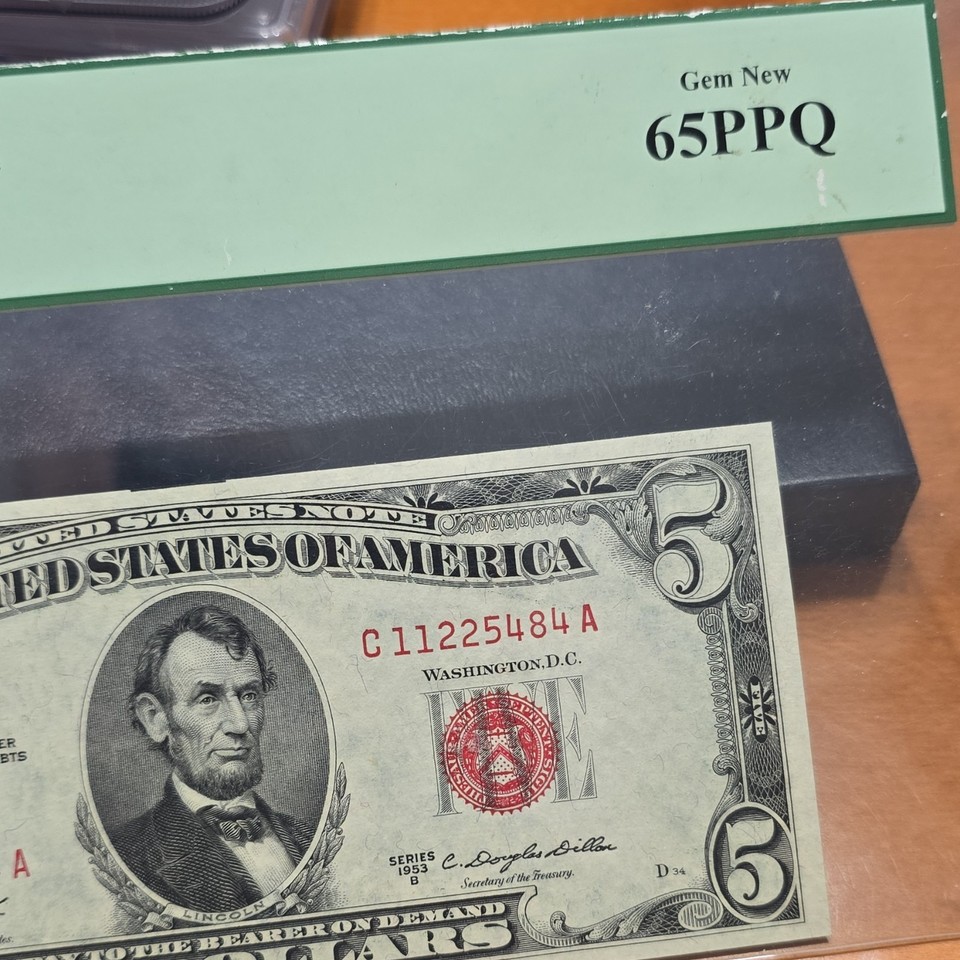 PCGS Currency $5 1953B Legal Tender Note Gem New 65PPQ Uncirculated | eBay