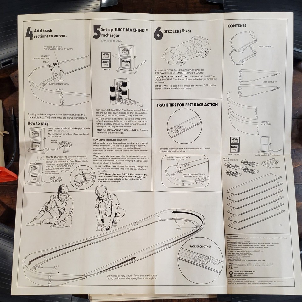Hot Wheels Sizzlers Giant O Race Curved Fat Track Pieces 2006 *Read ...