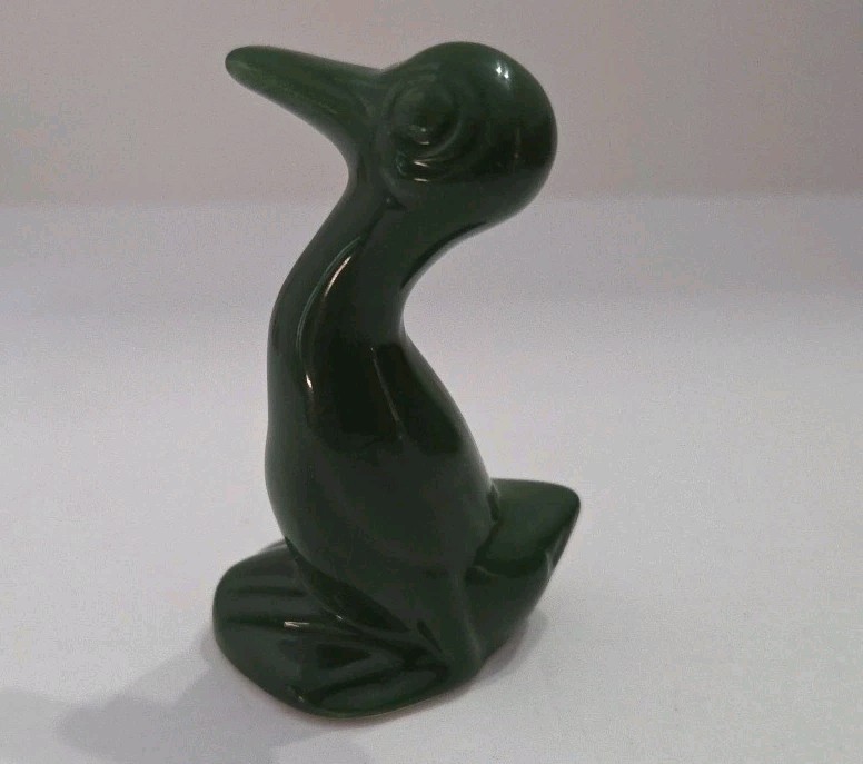 Vintage Homer Laughlin Harlequin Animal Green Maverick Duck Rare Color ...