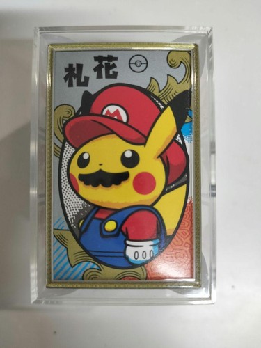 Pikachu Mario Pokemon Hanafuda Playing card Nintendo Limited edition ...