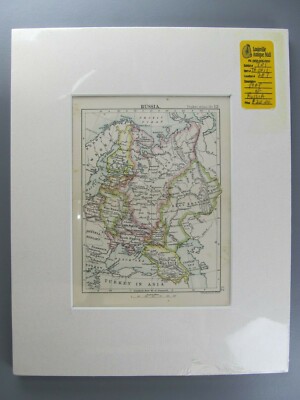 India, Original Color Lithograph Map, 1887 | eBay