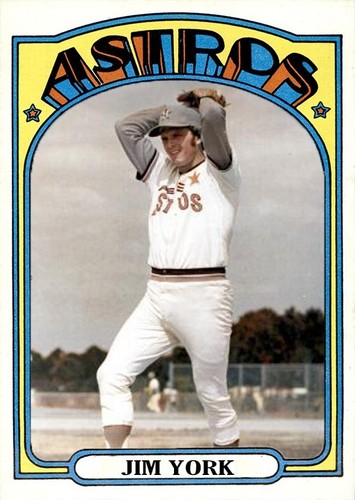 Jim York - Houston Astros - 1972 Style Custom Card | eBay