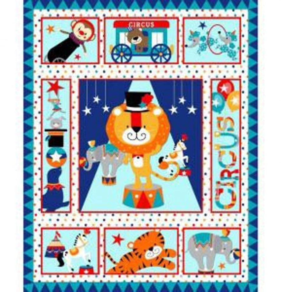 Circus Cotton Panel Fabric | eBay