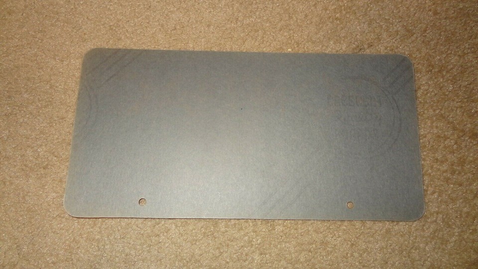 Vintage Pontiac Luxury Le Mans Safari dealer showroom license plate ...