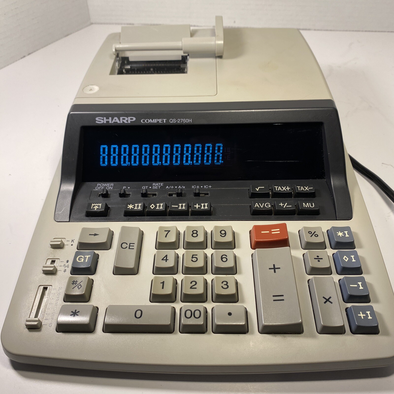 Sharp QS-2760H Printing Calculator for sale online | eBay