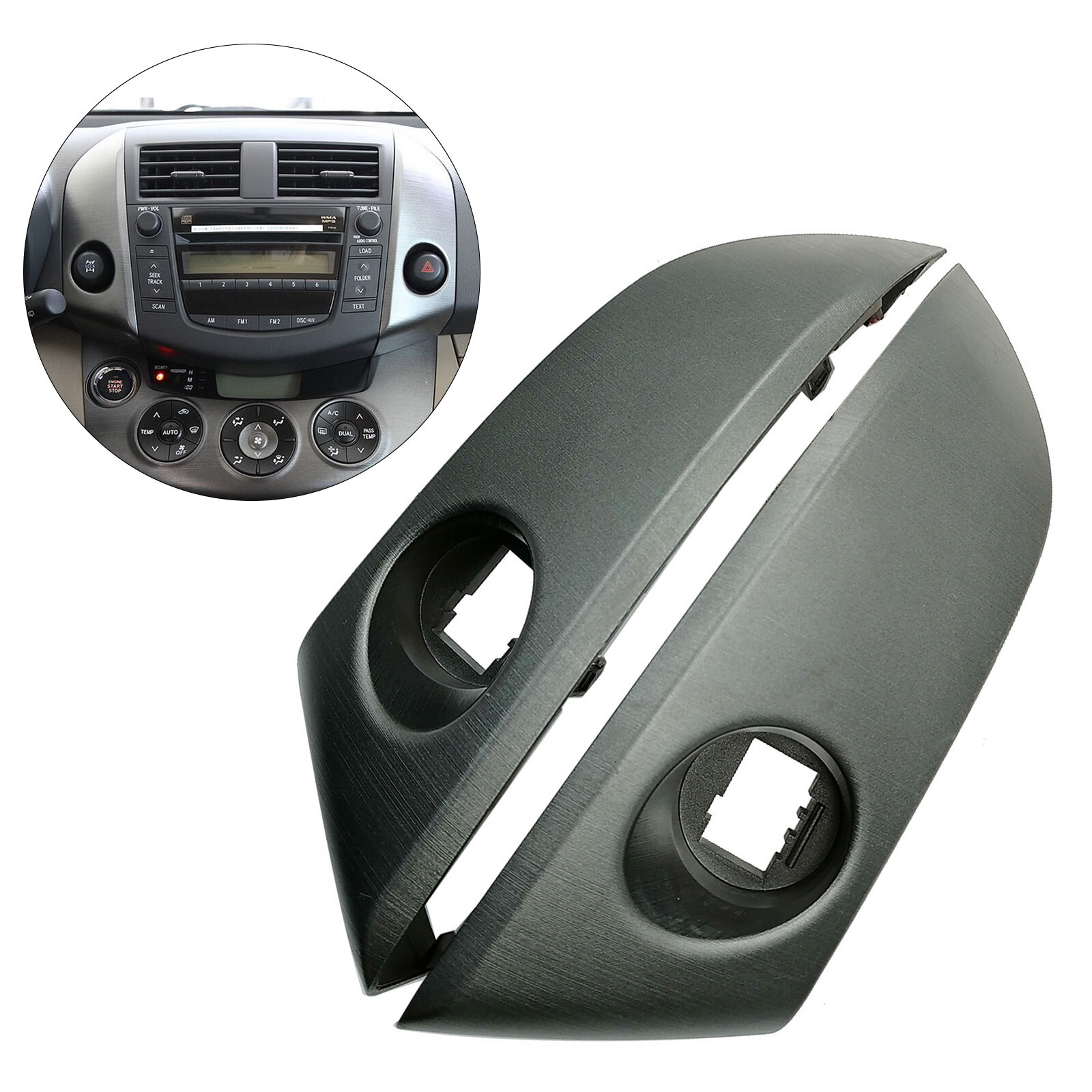 For 06-12 Toyota Rav4 Car Center Console Instrument Cluster Finish ...