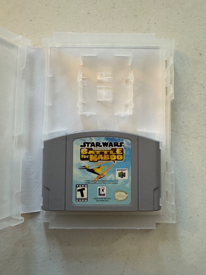Star Wars Episode 1: Battle for Naboo (N64 , 2000) w/ Hard Case | eBay