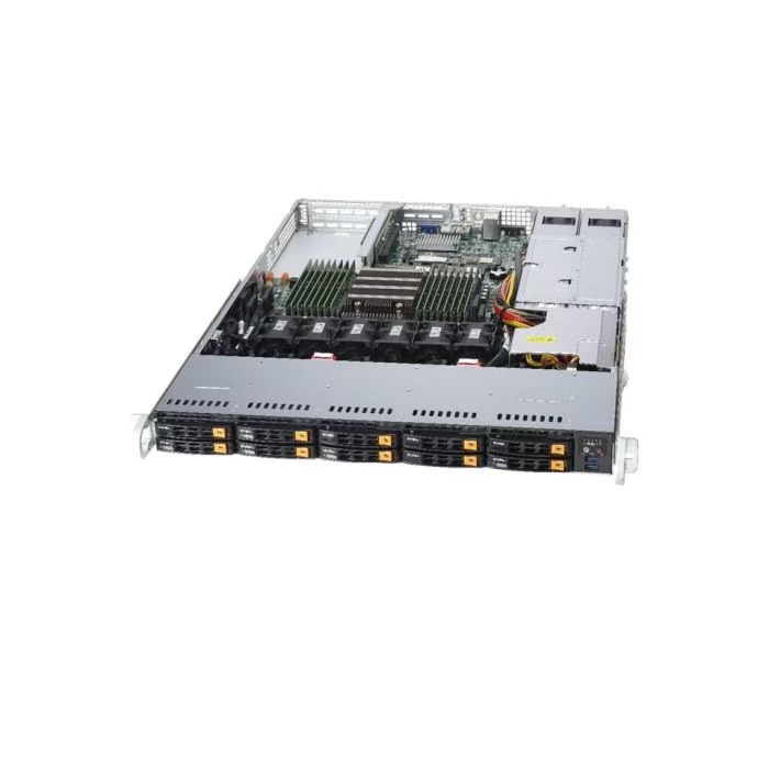 Supermicro 1U AMD Server 1x EPYC 7F32 8-Core 3.7GHz 256GB RAM 2x1.92TB ...