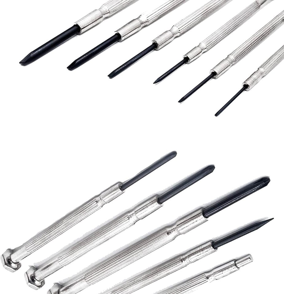 Professional 11Pcs Screwdriver Set - Rustproof, Contoured Grip for Easy ...