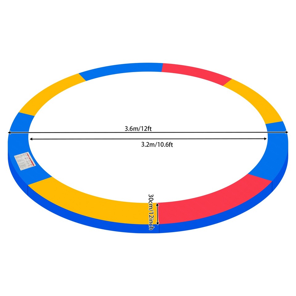 Trampoline Replacement Safety Pad, Trampoline Edge Cover Springs ...