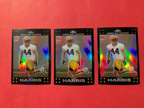 3 - 2007 Topps Chrome Clark Harris REFRACTOR #TC223 RC Rookie - All 3 ...