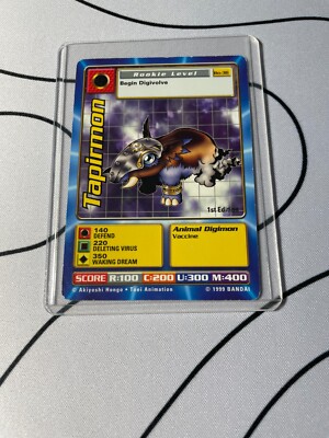 DIGIMON TAPIRMON 1ST EDITION | eBay