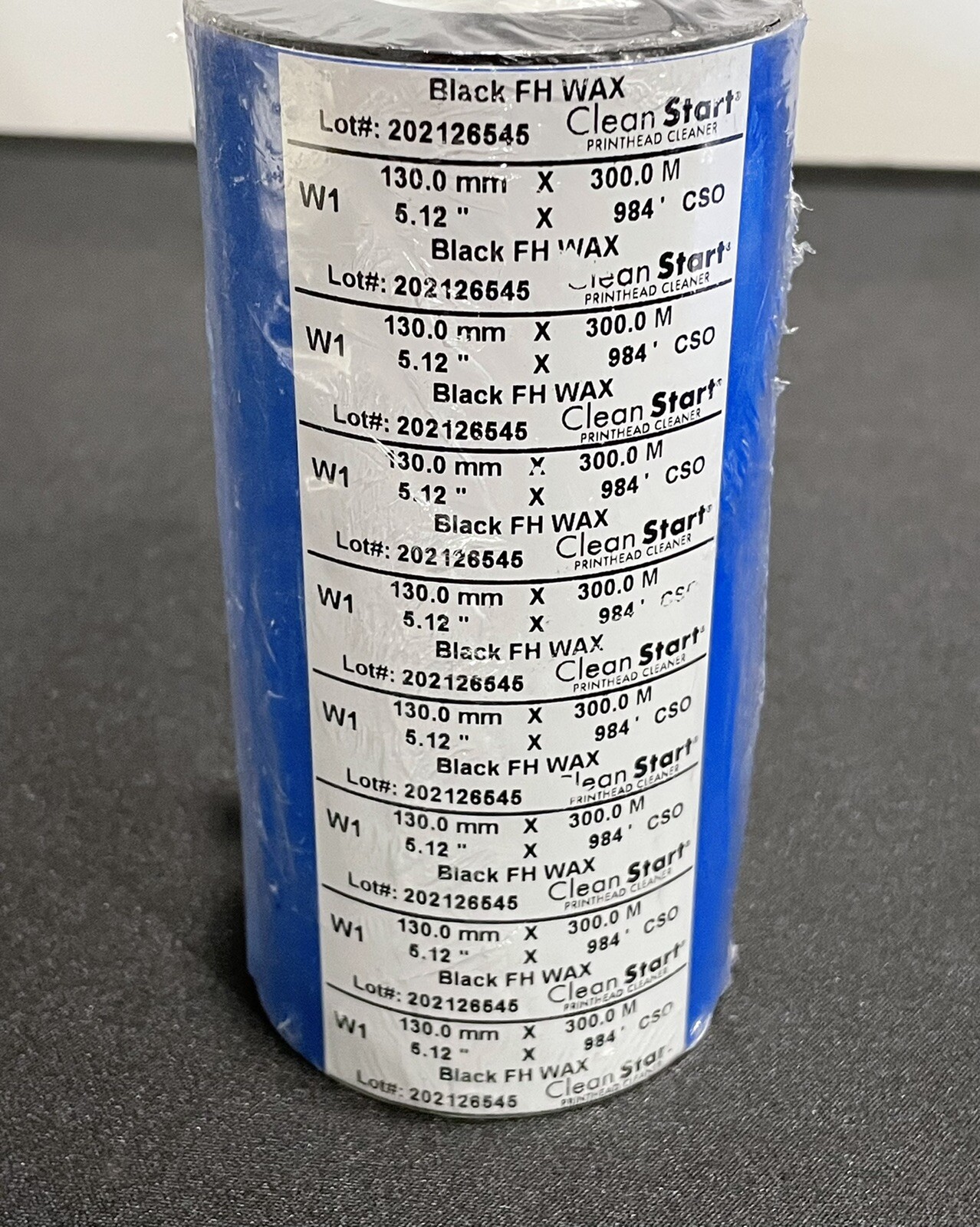 Clean START FH Wax/resin Thermal Ribbon Black 5.98" X 1476' FRD152HM ...