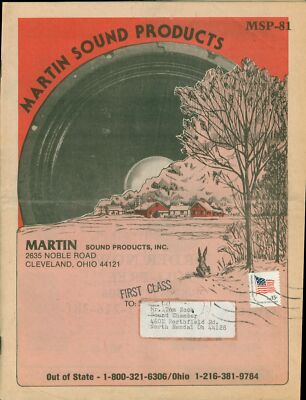 1981 Martin Sound Products Cleveland Ohio Vintage Electronics Catalog ...
