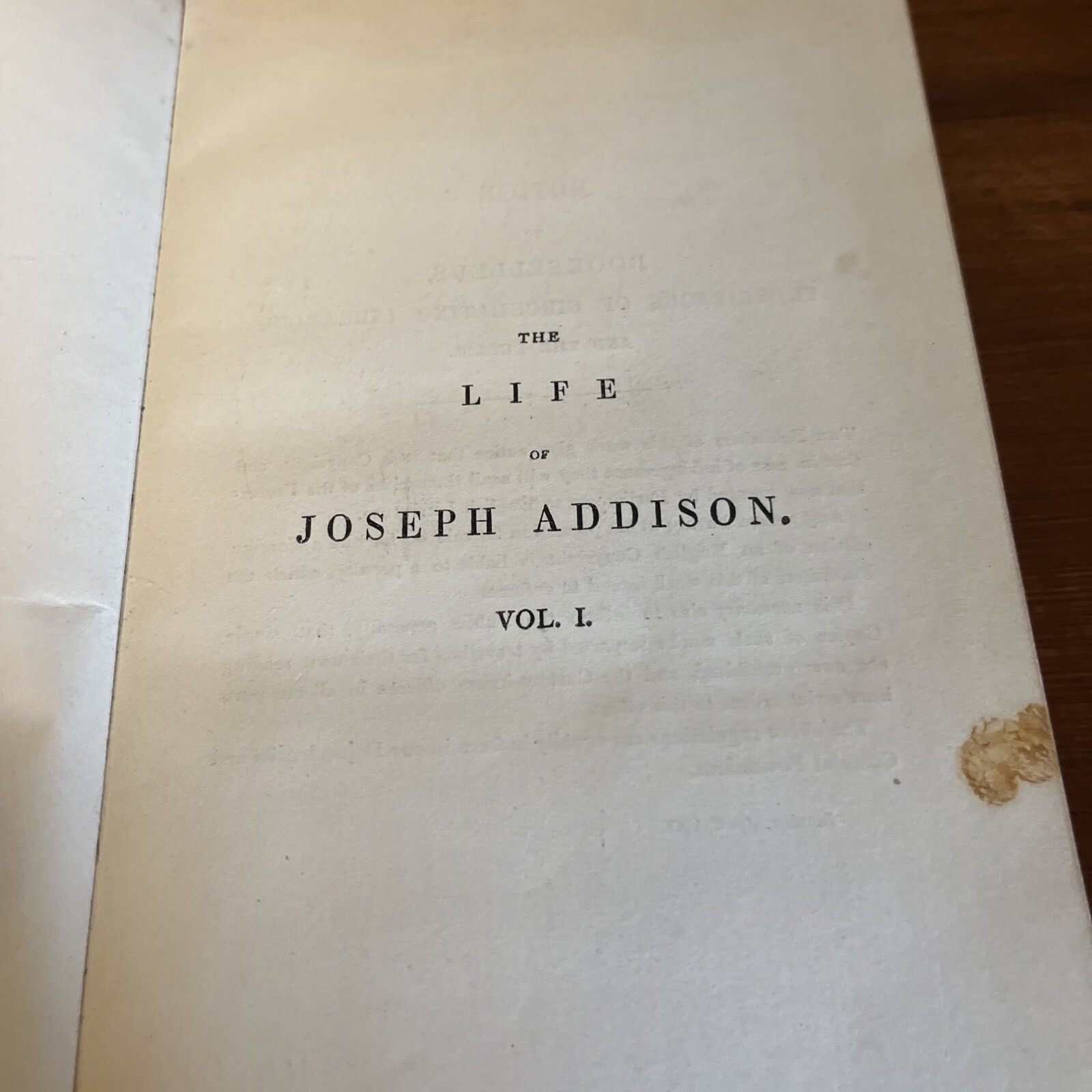 Lucy AIKEN. The Life of JOSEPH ADDISON. 1843 1st Ed. Literary Biography ...