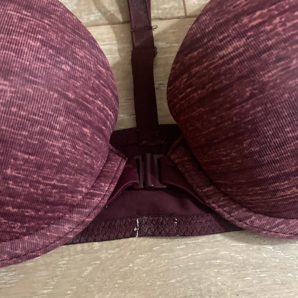Victoria’s Secret VS PINK burgundy T back Wear Everywhere Bra 32AA | eBay