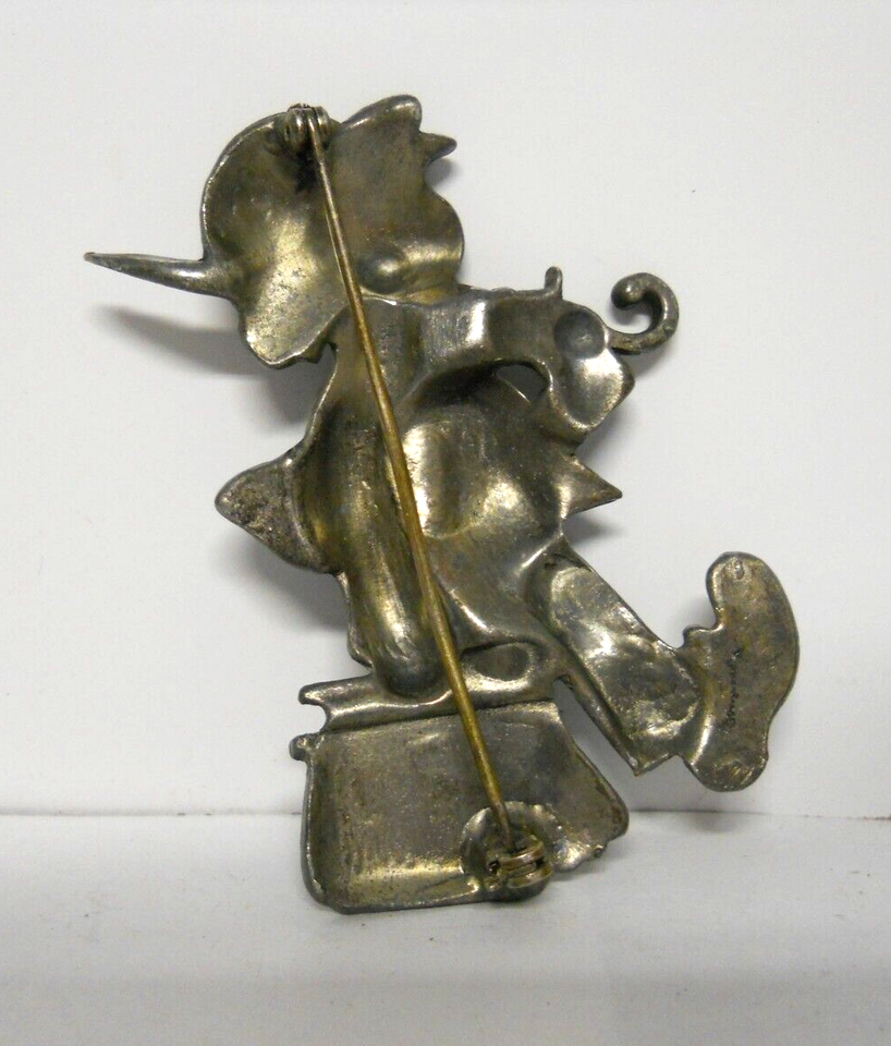 Vintage Silson Pewter Large Hummel Brooch Lapel Pin Boy Whistling #1179 ...