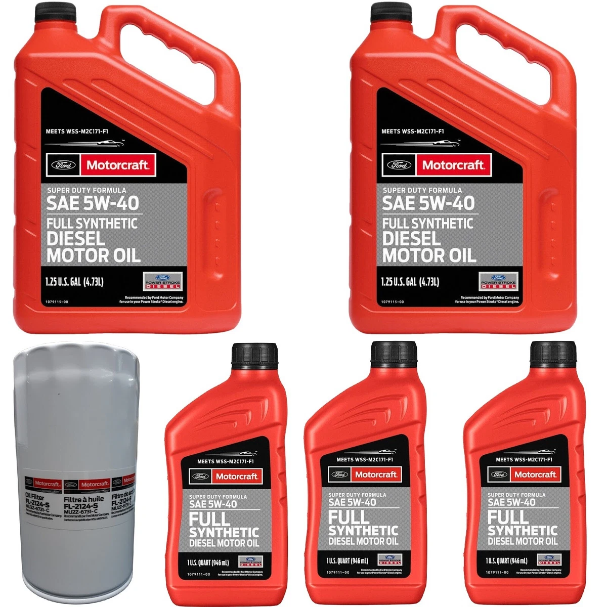 Motorcraft Synthetic 5W-40 Engine Oil Change Kit For 11 , 45% OFF