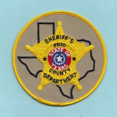 T33 OLD FRIO COUNTY DEPUTY SHERIFF TX STATE TROOPER PATROL POLICE PATCH ...