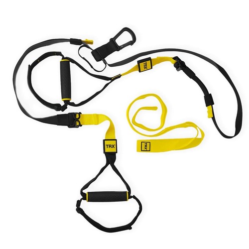 The TRX® Club 4 Commercial Suspension Trainer Straps Gym Workout Black ...