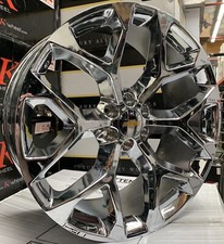 22" Genuine GM Chrome Wheel Tahoe Yukon Escalade 84346103 Ck156 for ...