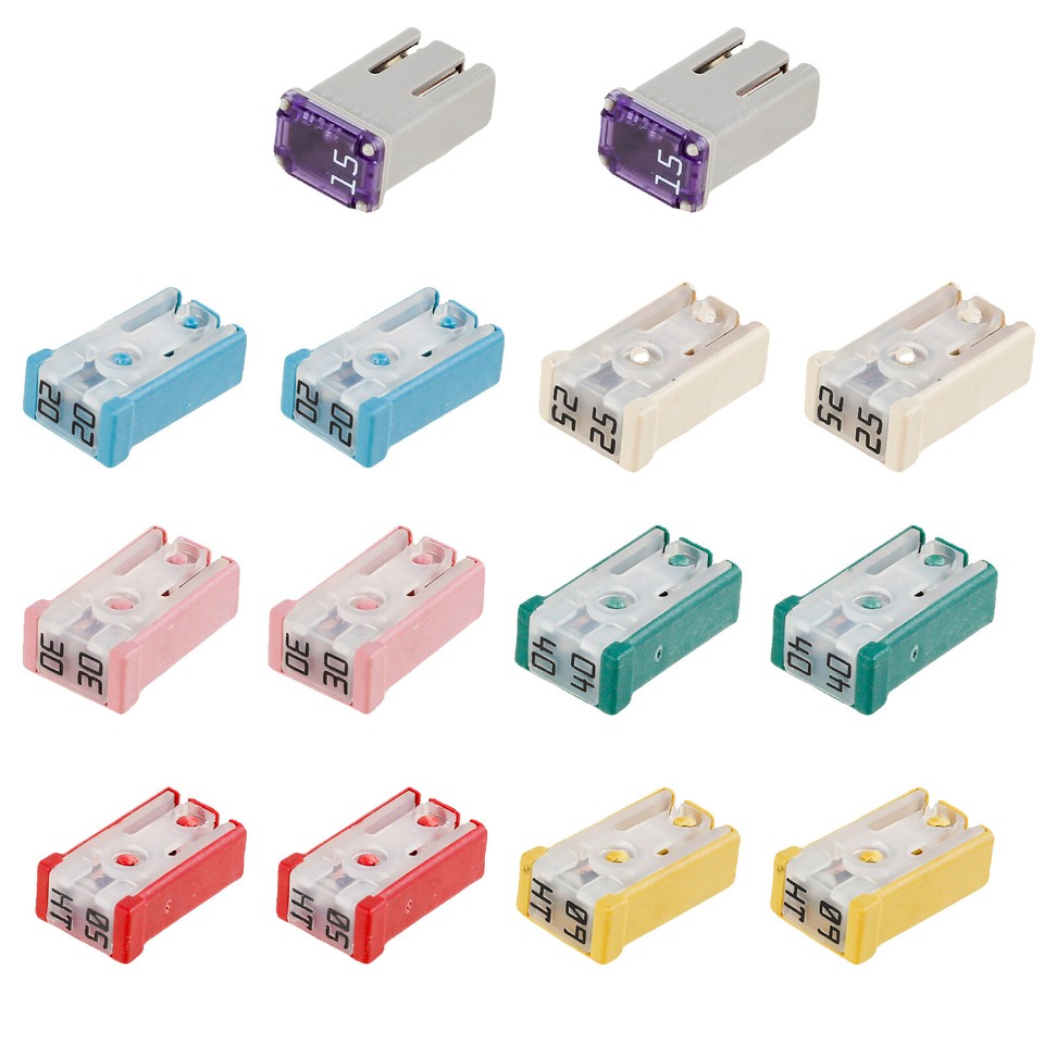 28Pcs Car Fuses Assortment Kit 15-60A Mcase Fuse Easy Install ...