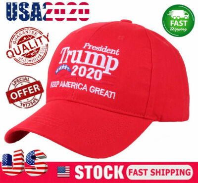 Donald Trump 2020 Hat Keep America Great MAGA Red Cap President ...