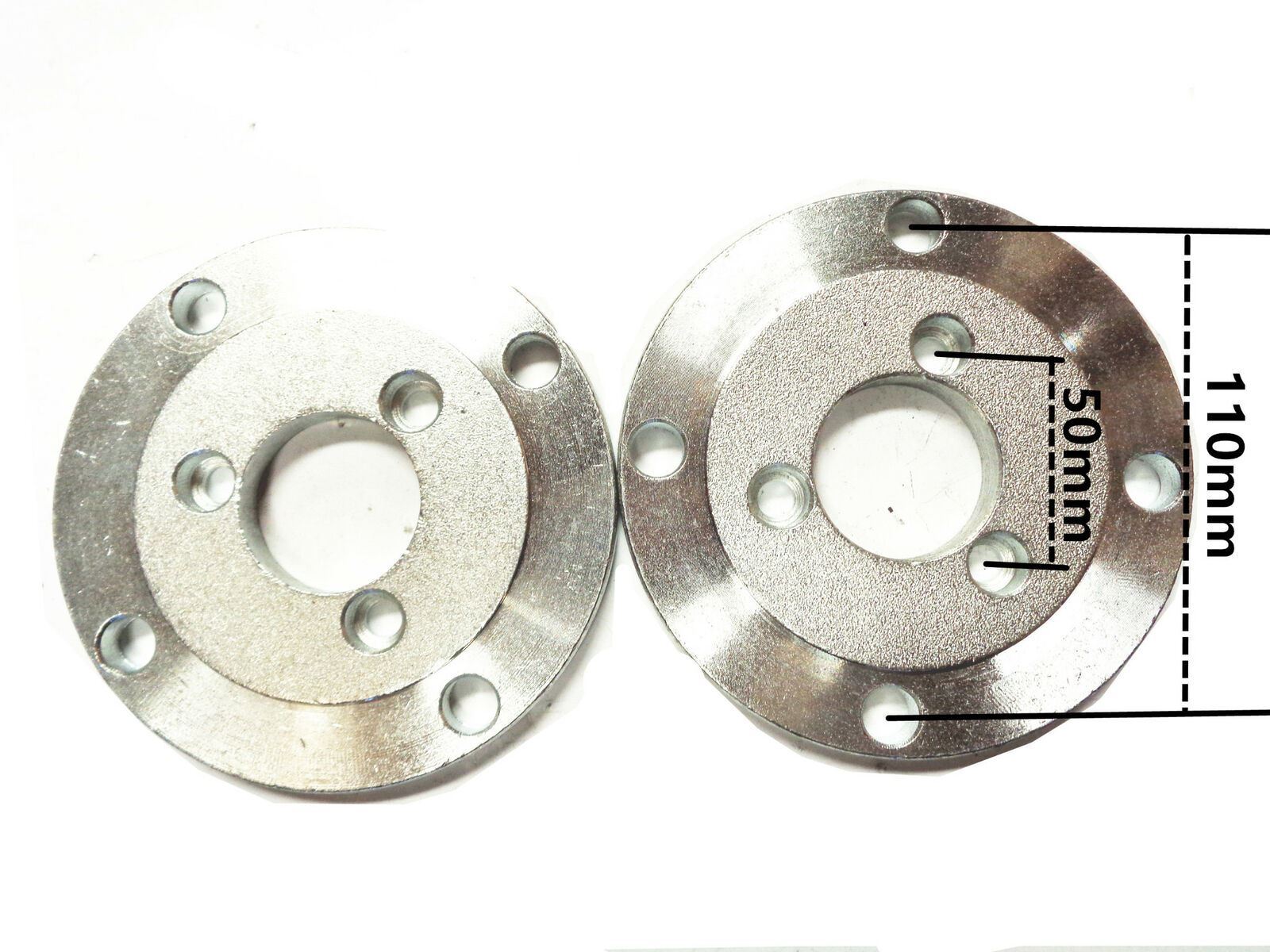 GO KART WHEEL HUB ADAPTER 3 STUD PCD 50MM CONVERT TO 4 STUD PCD 110MM ...