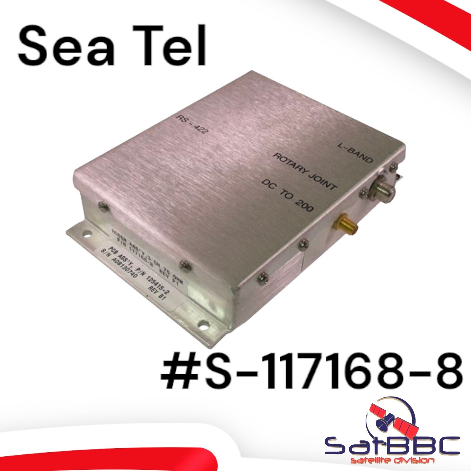 Sea Tel # S-117168-8 Replacement kit, Modem, Base, 3 CH, 75 OHM, 5 MHZ ...
