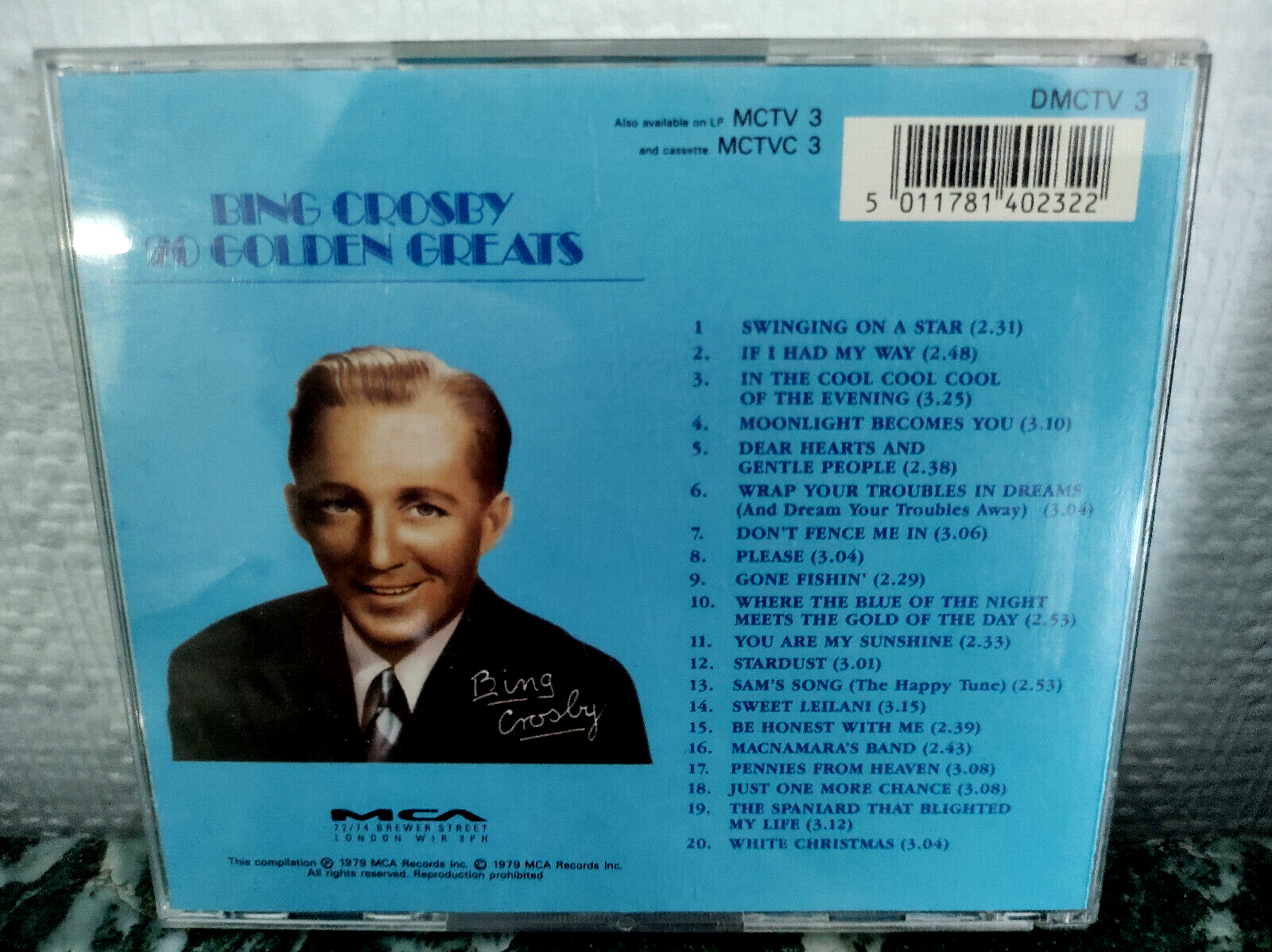 CD " BING CROSBY " 20 Golden Greats | eBay