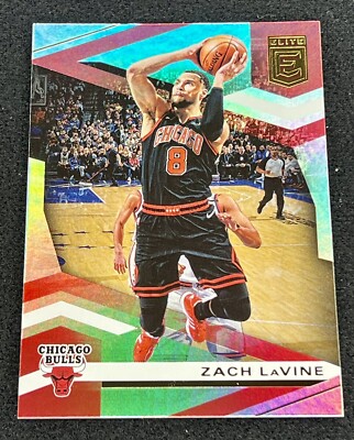2019-20 Donruss Elite Chicago Bulls Zach LaVine Status #75 Holo | eBay